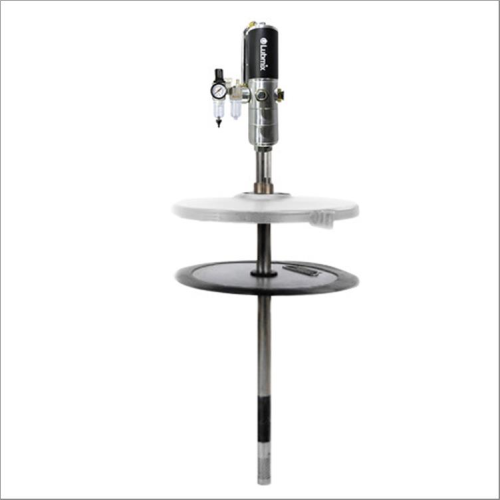 PROPULSORA PNEUMÁTICA PARA GRAXA COM TAMPA E COMPACTADOR ADAPTÁVEL A TAMBOR