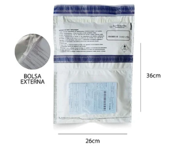 ENVELOPE DE SEGURANÇA AMOSTRA TESTEMUNHA - ANP